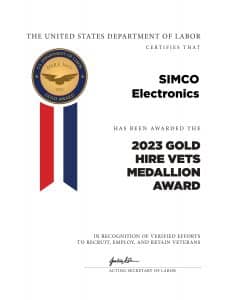 Awards Given to SIMCO Electronics Over the Years